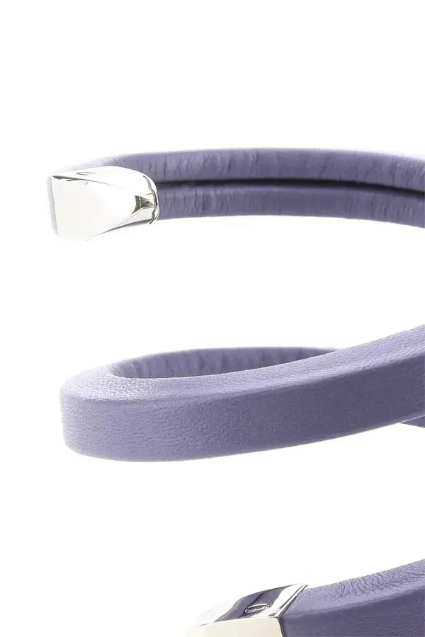 Bottega Veneta Nappa Leather And Sterling Silver Bracelet