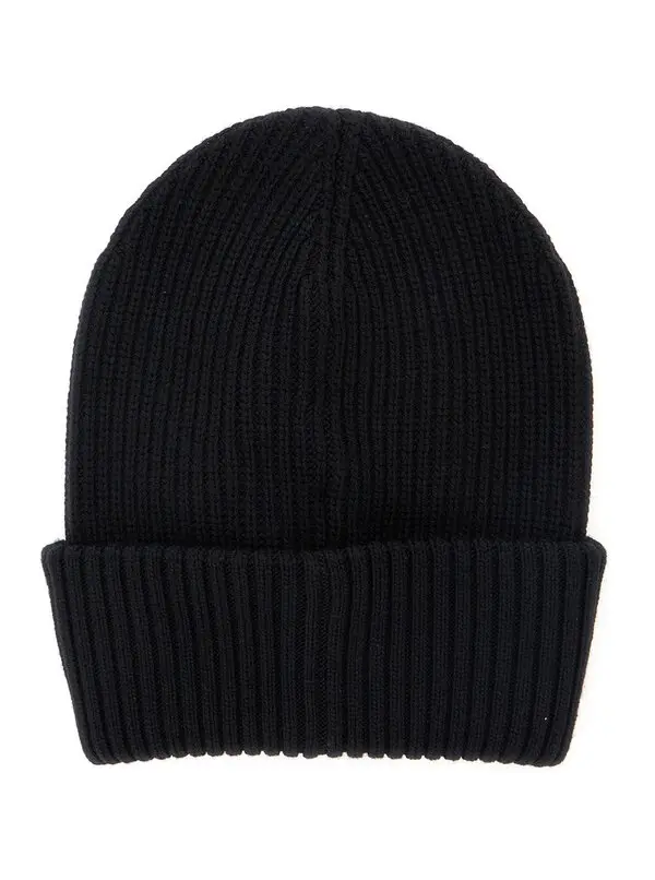 Moncler Ribbed Virgin Wool Beanie - Multicolor