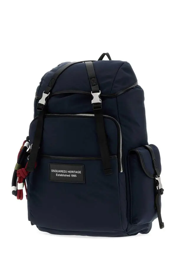Dsquared2 Navy Fabric Backpack