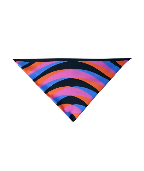Dries Van Noten Geometric Patterned Silk Scarf