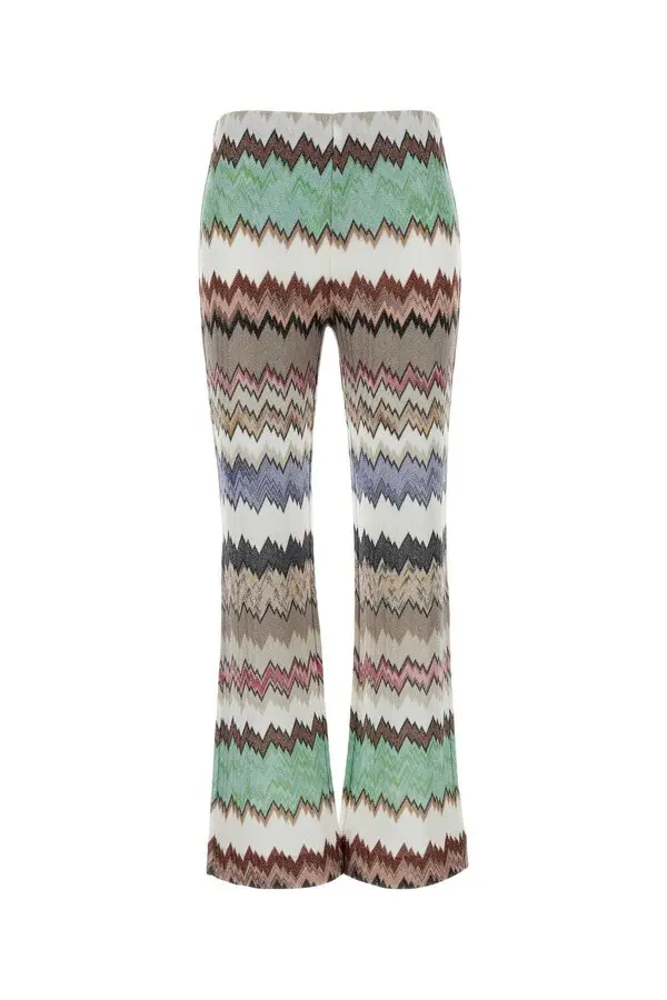 Missoni Embroidered Viscose Pants - Multicolor