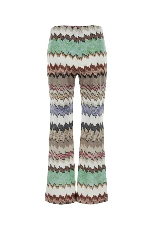 Missoni Embroidered Viscose Pants - Multicolor