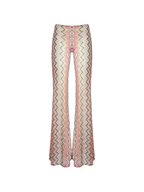 Missoni Zigzag-pattern Trousers - Multicolor