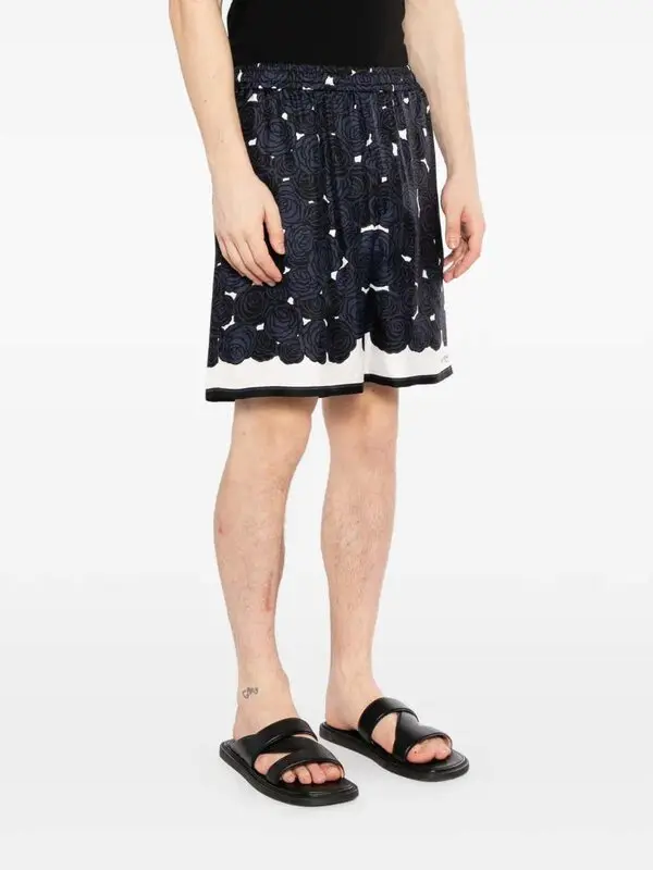 Givenchy Floral Silk Bermuda Shorts