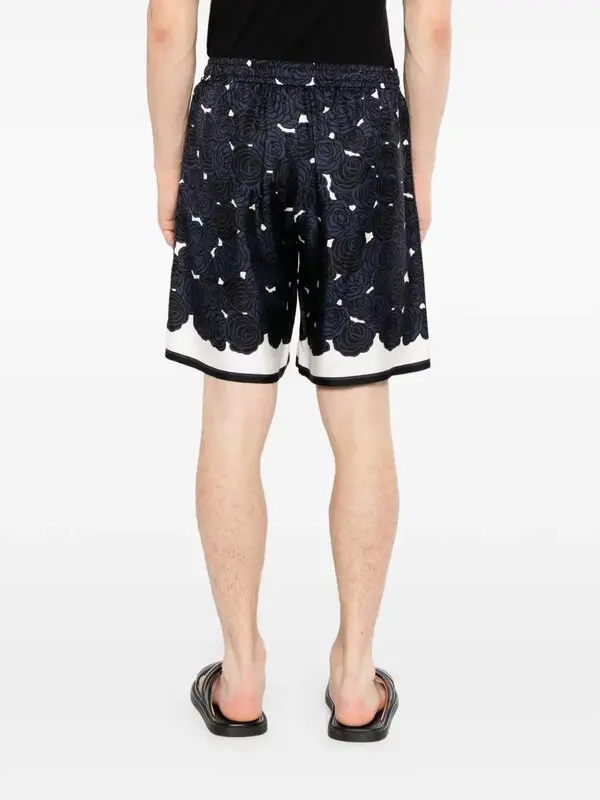 Givenchy Floral Silk Bermuda Shorts