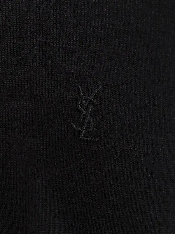 Saint Laurent Classic Wool Polo Shirt