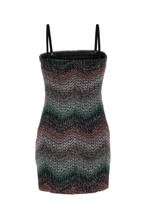 Missoni Embroidered Viscose Blend Mini Dress