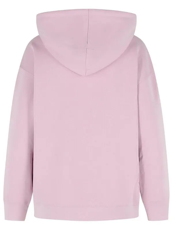 Marni Cotton Sweatshirt With Contrast Logo - Pink