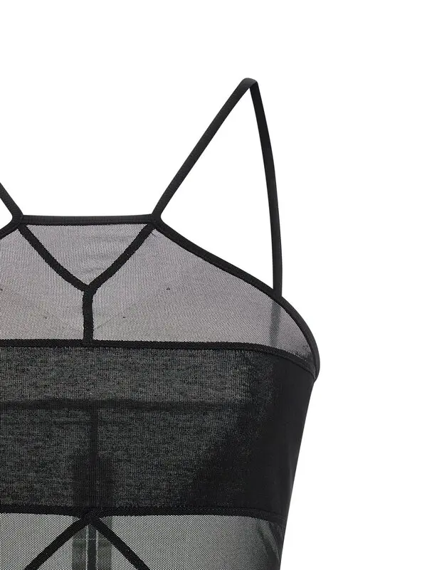 Rick Owens Sl Combo Top - Black