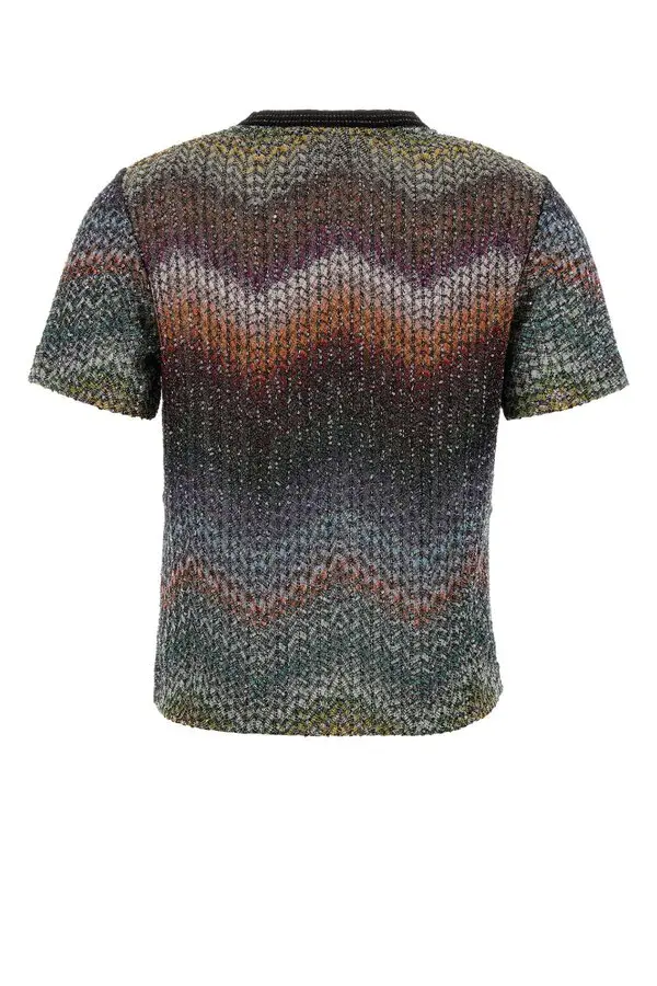 Missoni Embroidered Viscose Blend T-shirt