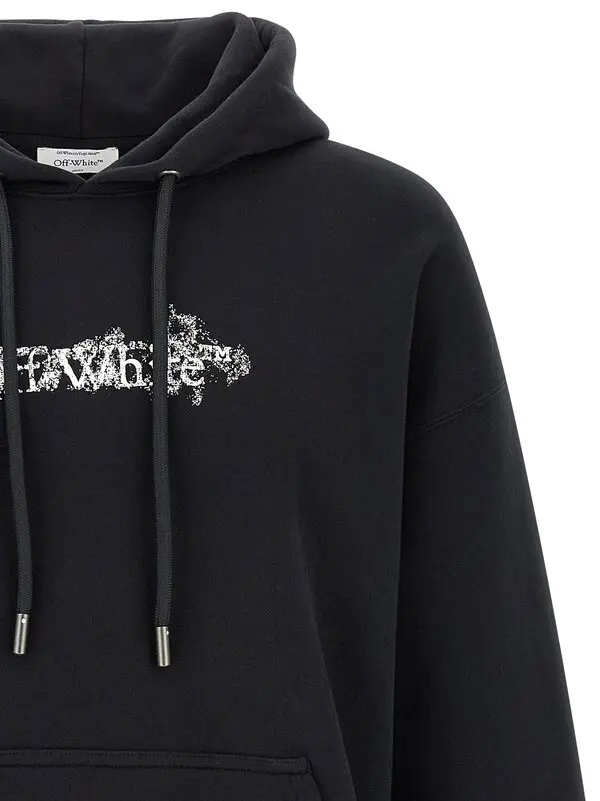 Off-White Heraldic Arrow Skate" Hoodie - Black