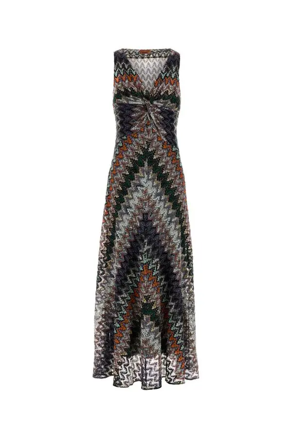 Missoni Embroidered Viscose Blend Dress - Multicolor