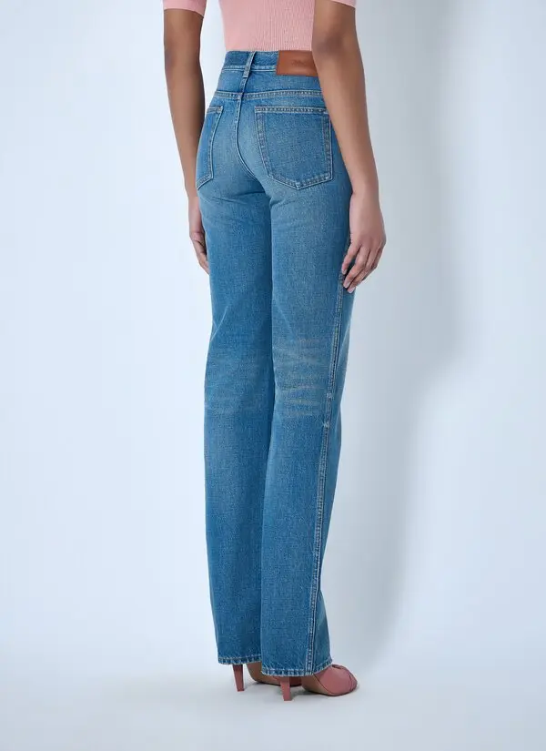 Chloé Straight-leg Denim Jeans - Blue
