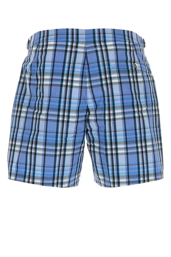 Burberry Embroidered Polyester Blend Swimming Shorts