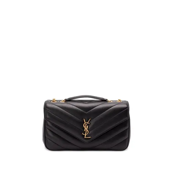 Saint Laurent Quilted Lambskin Shoulder Bag