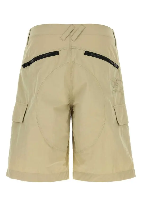 Burberry Beige Nylon Bermuda Shorts - Brown