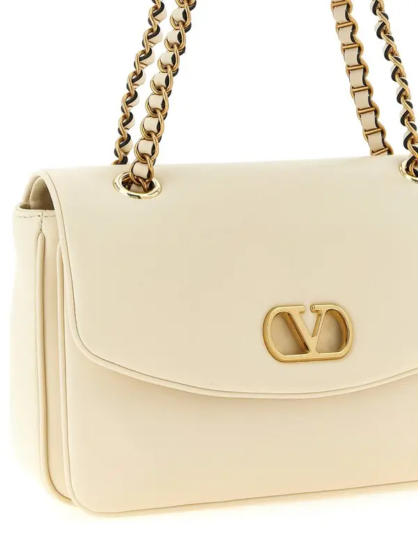 Valentino Garavani Djuna Medium Shoulder Bag - White