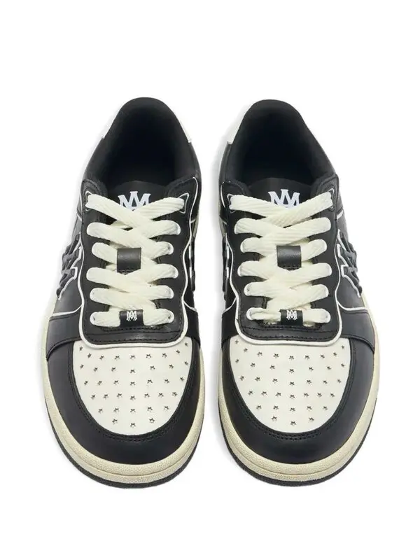 Amiri Newport Leather Sneakers - Black
