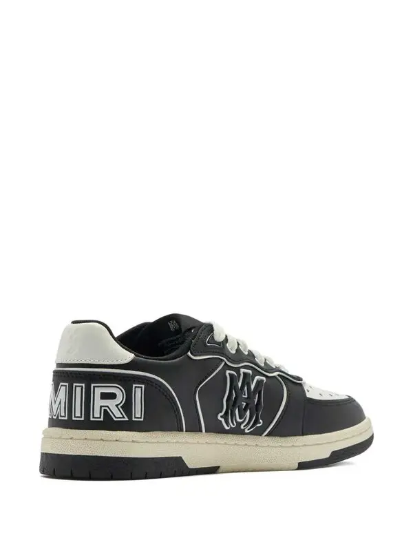 Amiri Newport Leather Sneakers - Black
