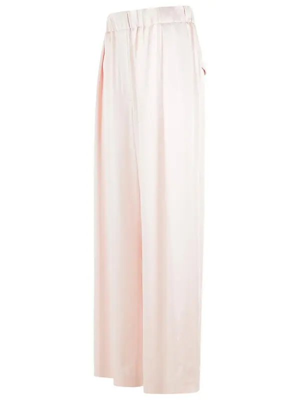 JIL SANDER Acetate Blend Trousers - Pink