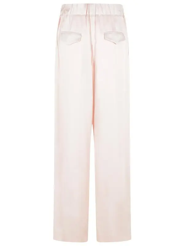 JIL SANDER Acetate Blend Trousers - Pink