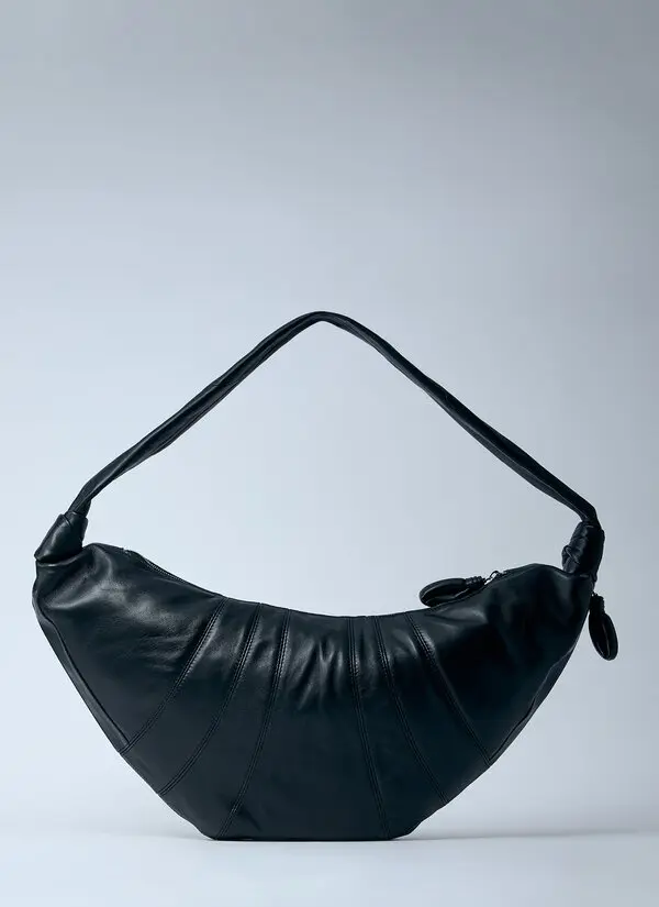 LEMAIRE Large Croissant Shoulder Bag - Black