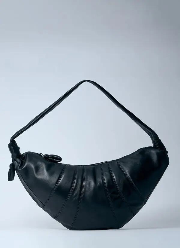 LEMAIRE Large Croissant Shoulder Bag - Black