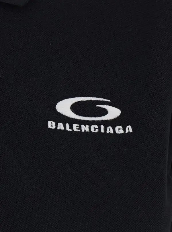 Balenciaga Cotton Logo Polo