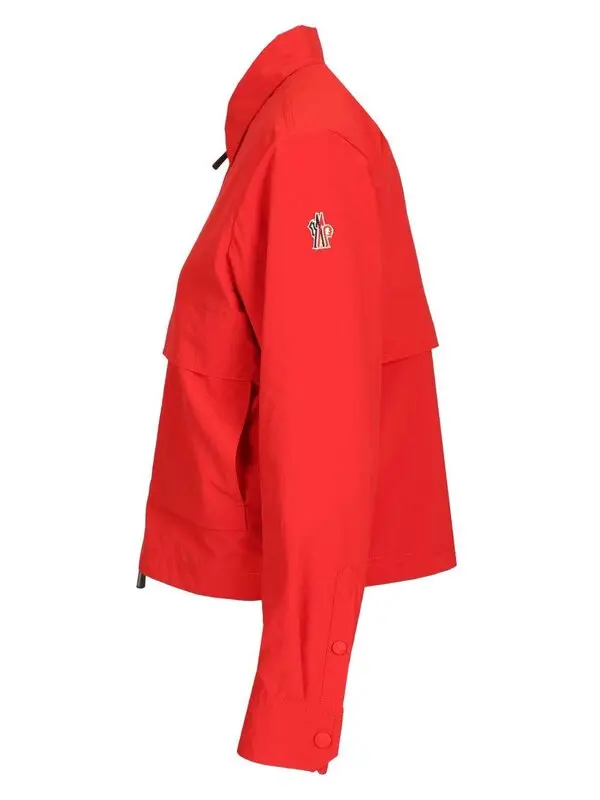 Moncler Canvas Overshirt With Embroidered Logo