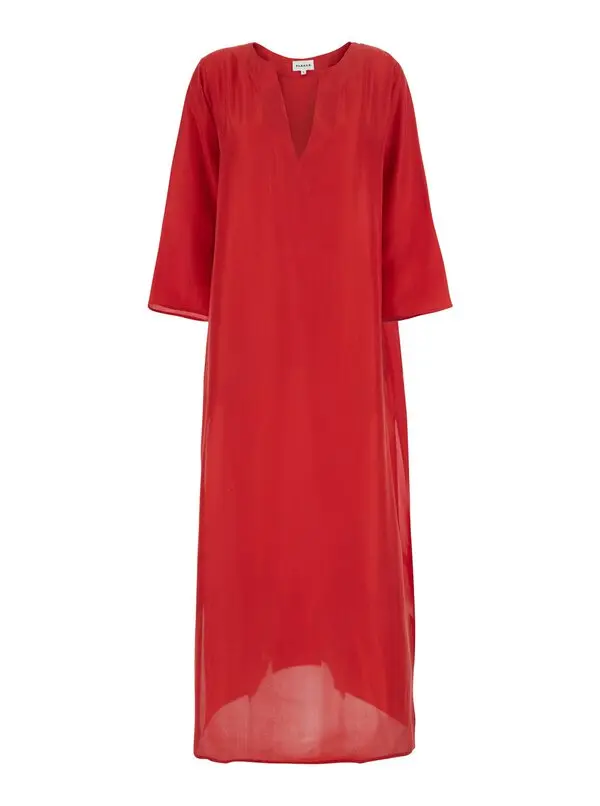 P.a.r.o.s.h Silk V-neck Caftan