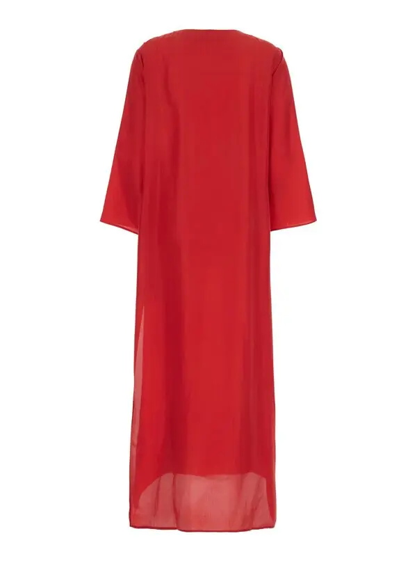 P.a.r.o.s.h Silk V-neck Caftan