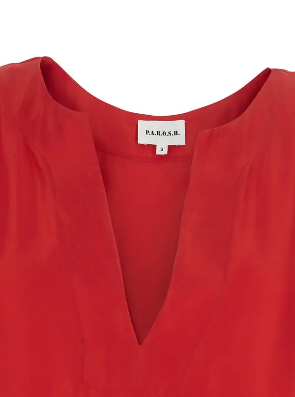 P.a.r.o.s.h Silk V-neck Caftan
