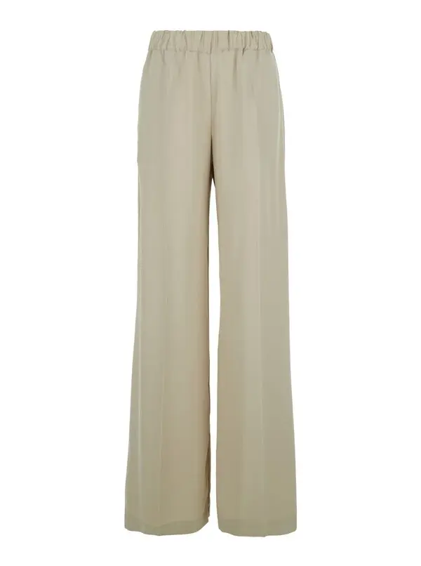 P.a.r.o.s.h Wide Leg Tech Fabric Pants - Multicolor
