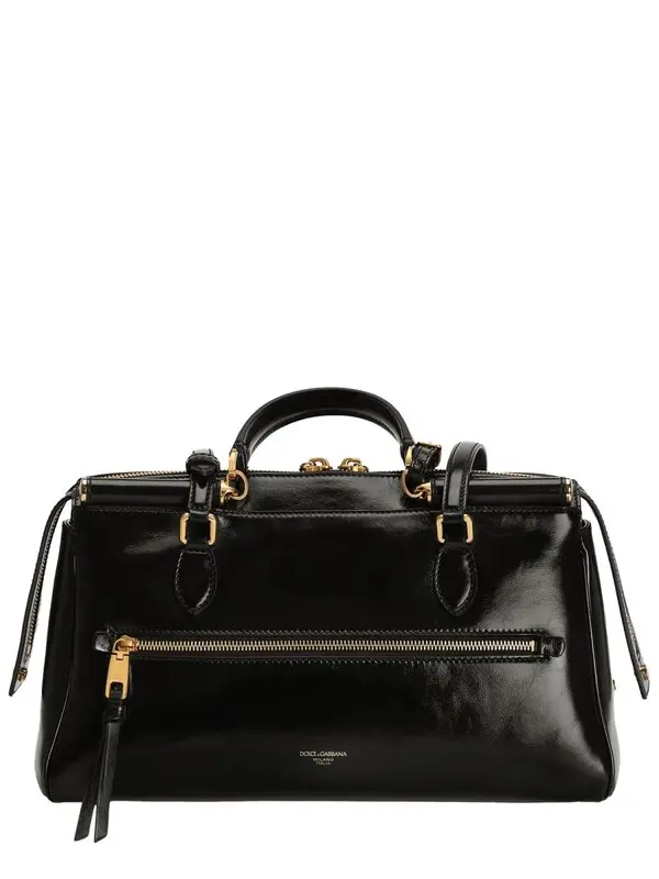Dolce & Gabbana Victory Leather Handbag - Black
