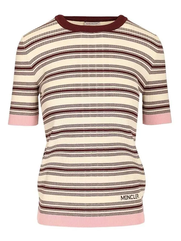 Moncler Striped Knit T-shirt