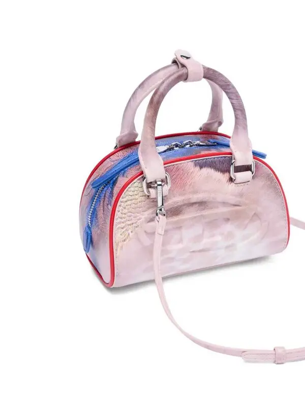 DIESEL® 1dr Dome Embossed Calfskin Tote Bag - Multicolor