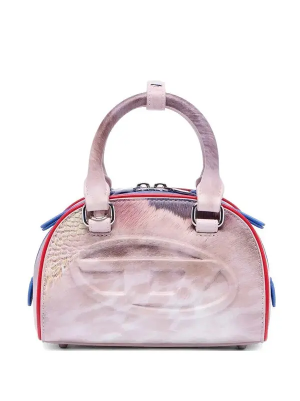 DIESEL® 1dr Dome Embossed Calfskin Tote Bag - Multicolor