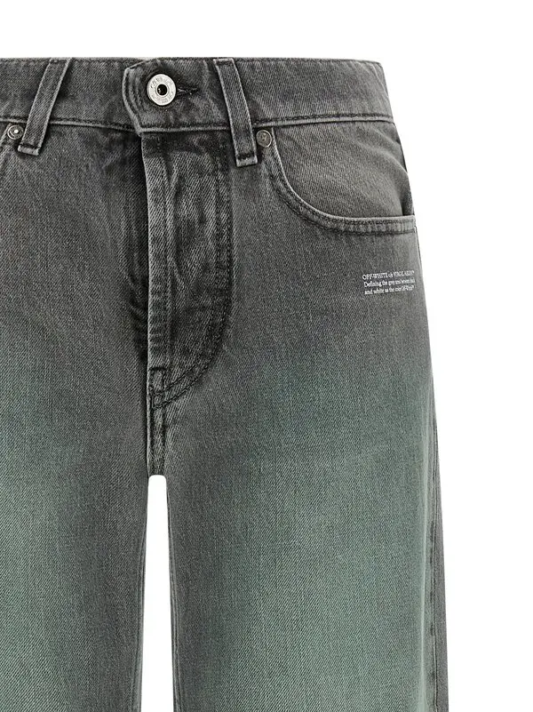 Off-White Spray Susy Jeans - Gray