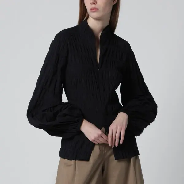THELATEST Dalila Shirt Cotton - Black