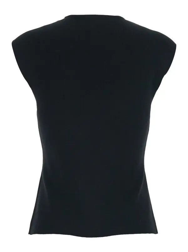 P.a.r.o.s.h Round Neck Short Top - Multicolor