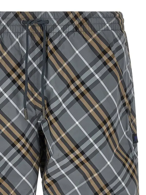 Burberry Check-print Swim Shorts