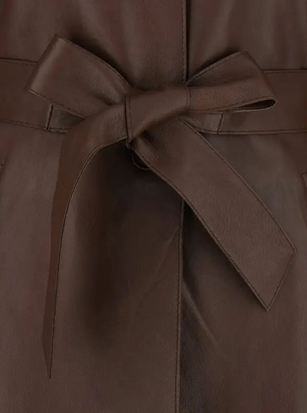 P.a.r.o.s.h Leather Jacket With Belt