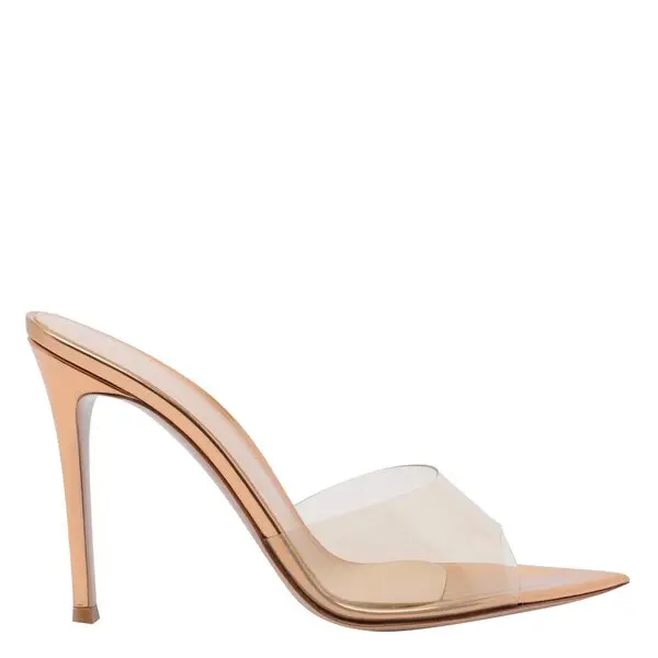 GIANVITO ROSSI Elle Transparent Effect Stiletto Heel Sandals