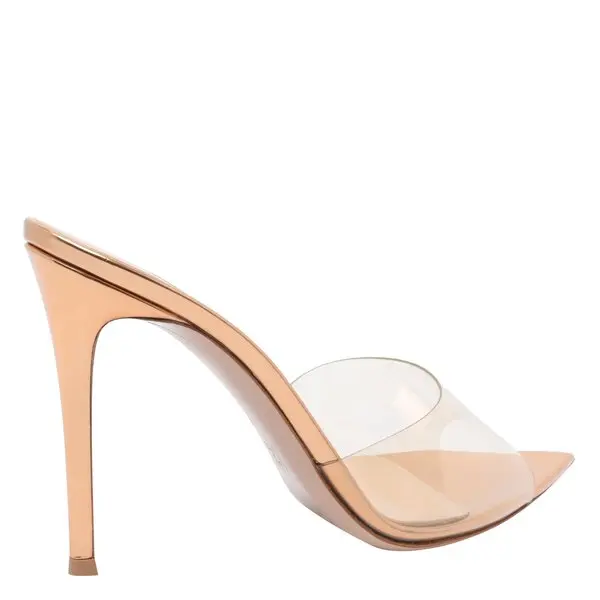 GIANVITO ROSSI Elle Transparent Effect Stiletto Heel Sandals