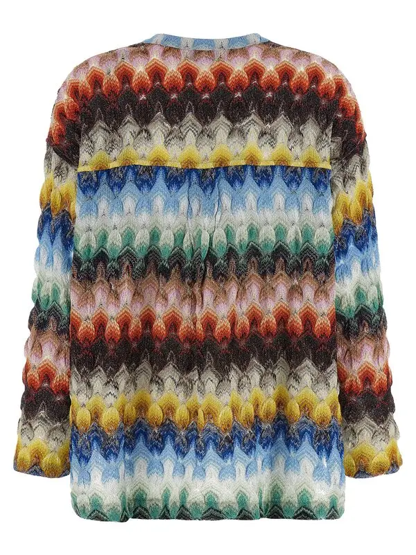 Missoni Knitted Blouse With Lace Raschel Detail