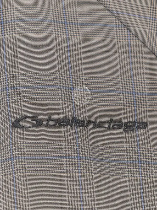 Balenciaga Madras Nylon Jacket - Multicolor