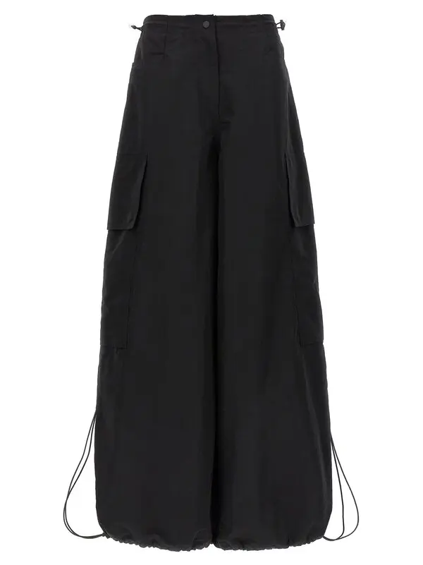 Palm Angels Parachute Pants - Black