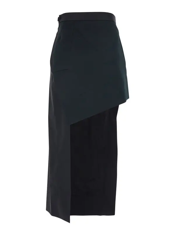VIVIENNE WESTWOOD Asymmetrical Wool Skirt