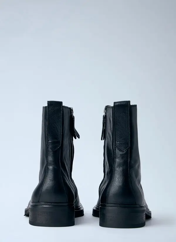 Our Legacy Daimono Zip Leather Ankle Boots