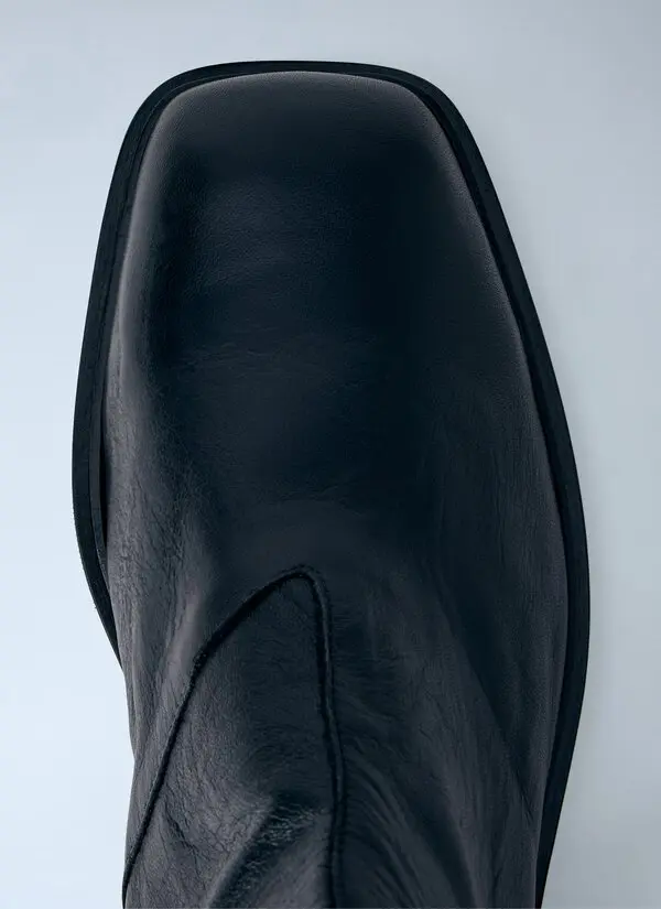 Our Legacy Daimono Zip Leather Ankle Boots